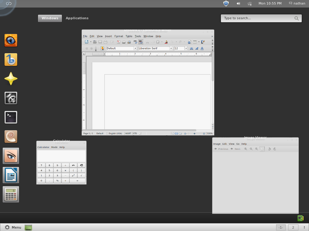 Mint Linux 12 Gnome 3